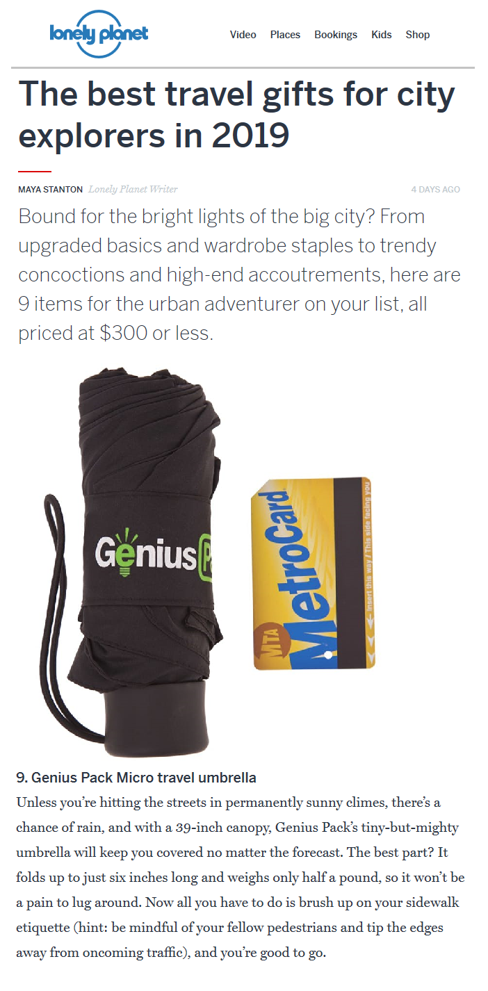 The best travel gifts for city explorers in 2019: LonelyPlanet.com ...